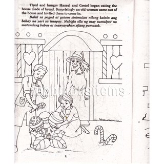 Story Book / Coloring Book English Tagalog ( Hansel and Gretel ...
