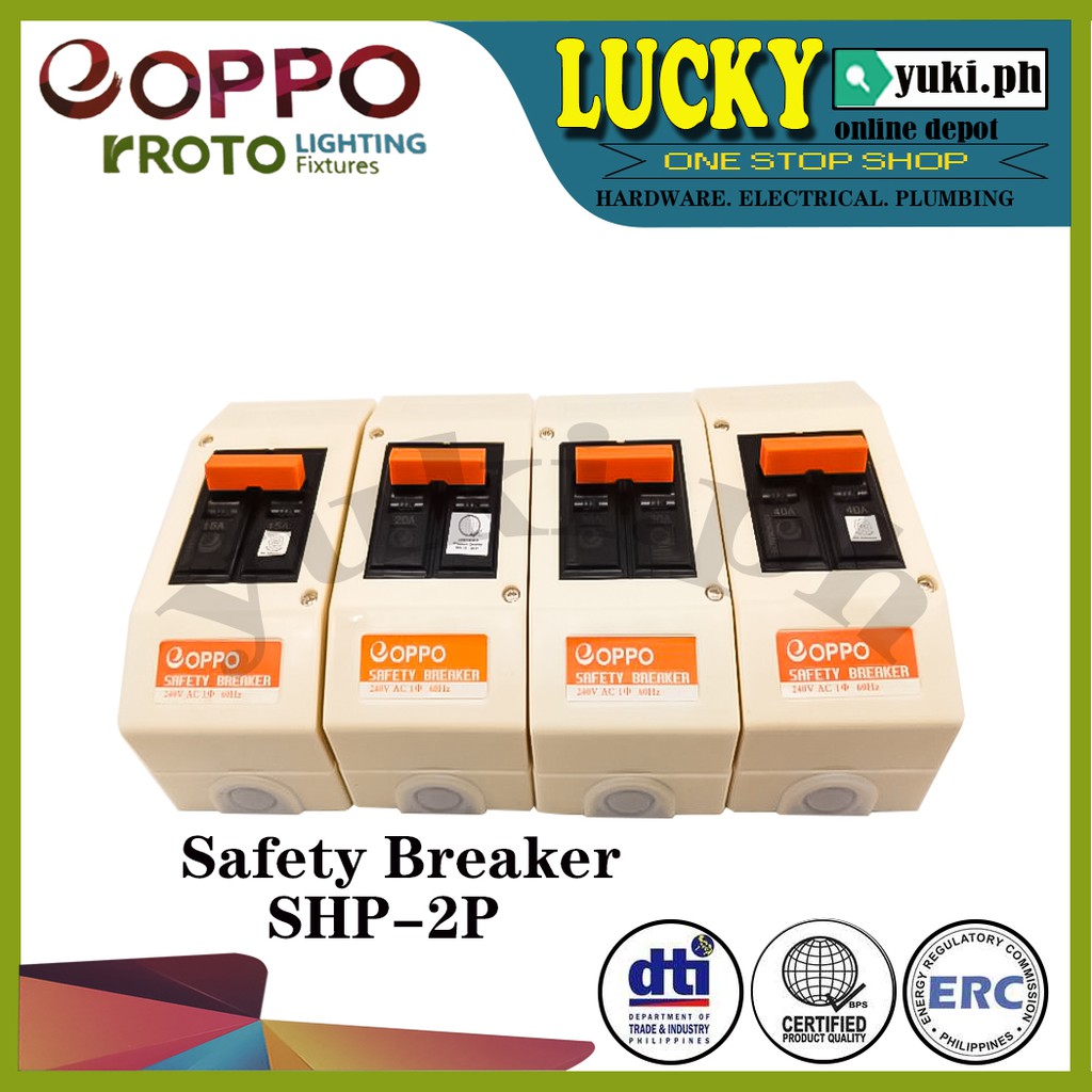 EOPPO/ROTO SHP-2P 15A,20A,30A,40A,60A,70A,100A Safety Breaker | Shopee ...