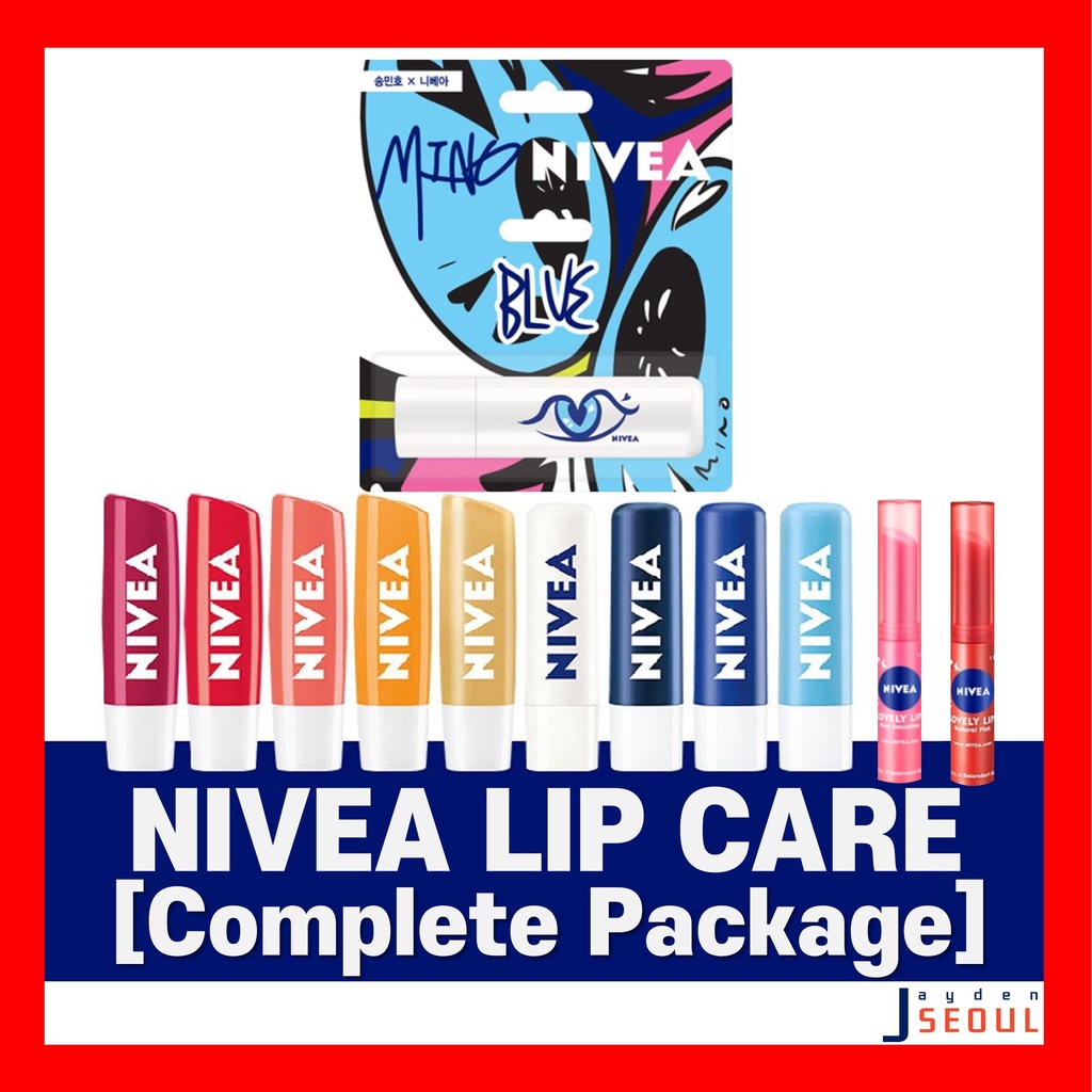 [NIVEA LIP CARE] Lip Balm(Moisture Care / Essential Care / Man Active ...