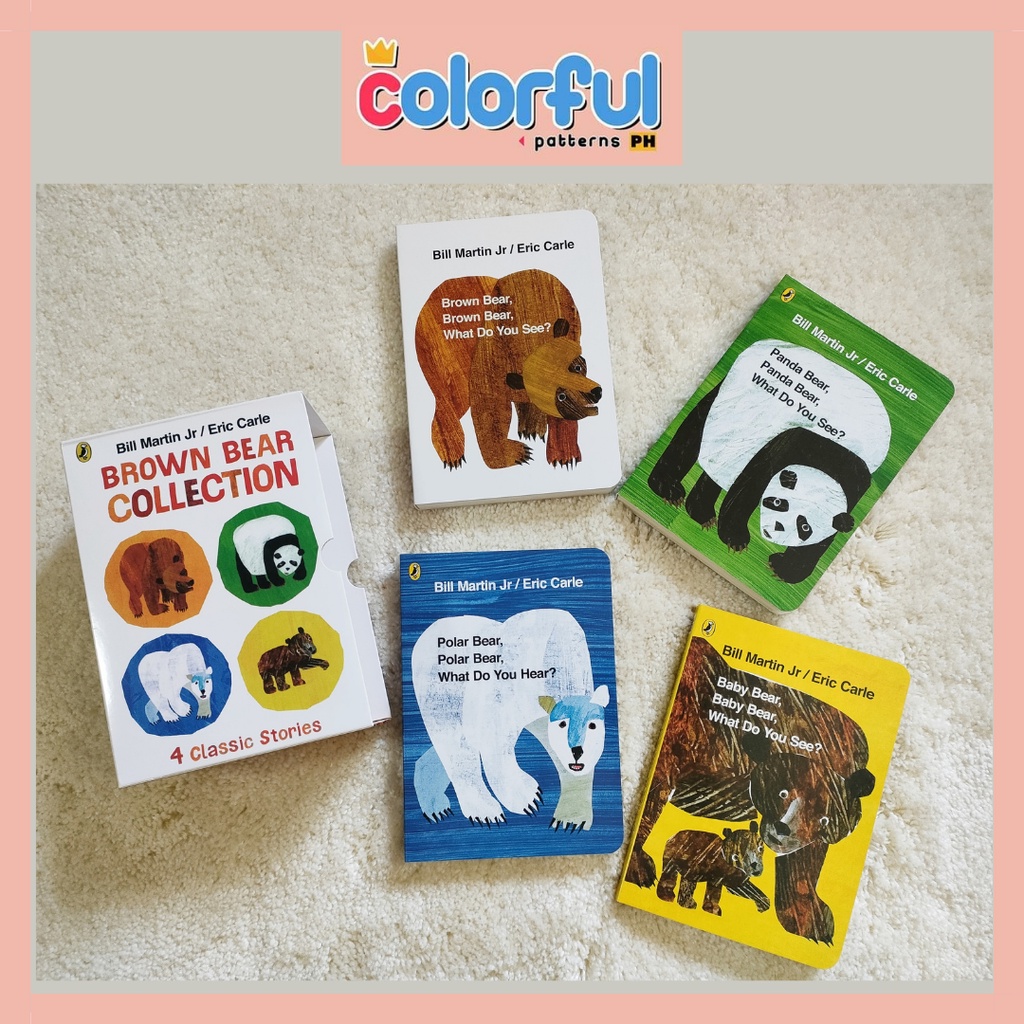 Brown Bear Collections (4 books in a set) Eric Carle | Shopee Philippines