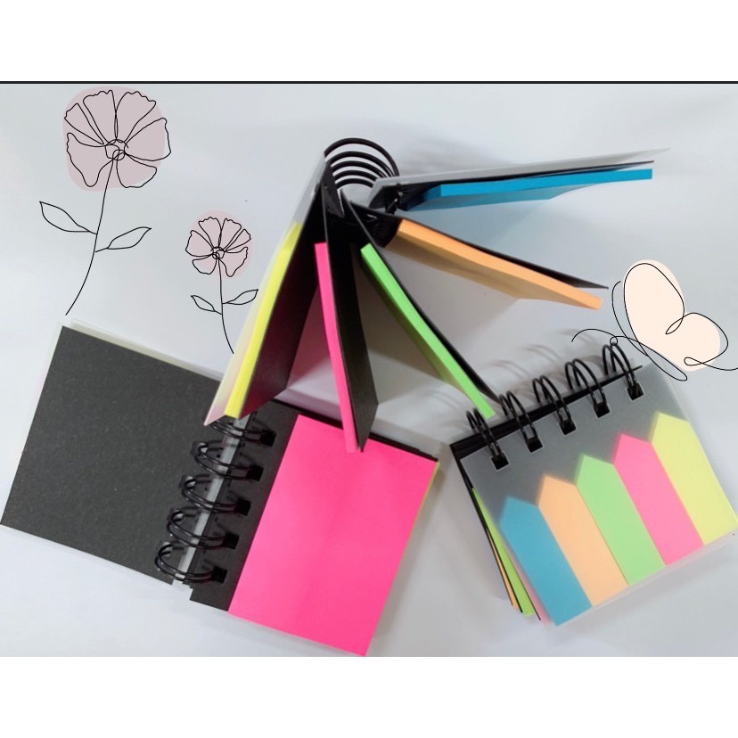 5 colors/layers set Candy sticky notes sticky notes Convenient using ...