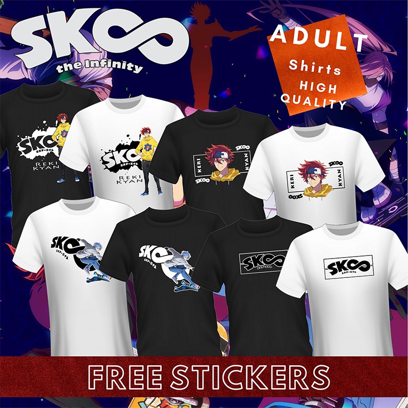 SK8 The Infinity Anime Shirts High Quality Print | Shopee Philippines
