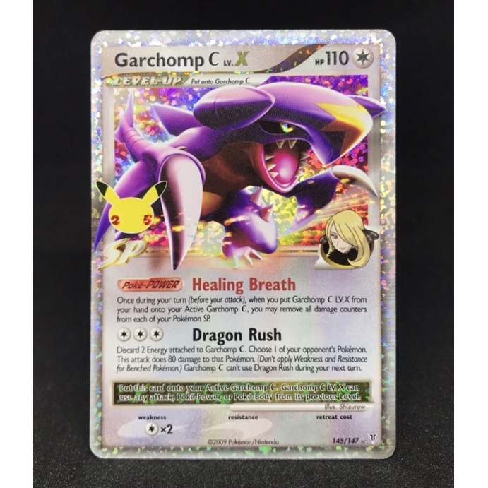 Pokemon TCG Garchomp C Lv. X Classic Collection Ultra Rare 145/147 2021 ...