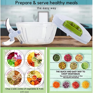Manual Food Chopper Vegetable Chopper Veggie Chopper Pull Chop ...