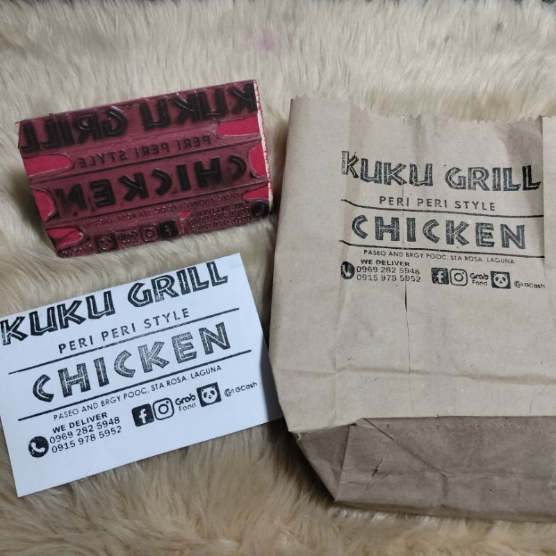 Personalized rubber stamp upto 3x5inches | Shopee Philippines