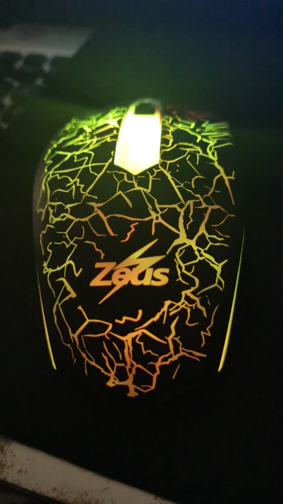 Zeus M-110 Lightning Chain Bolt Gaming Mouse Breathing Light | Shopee ...