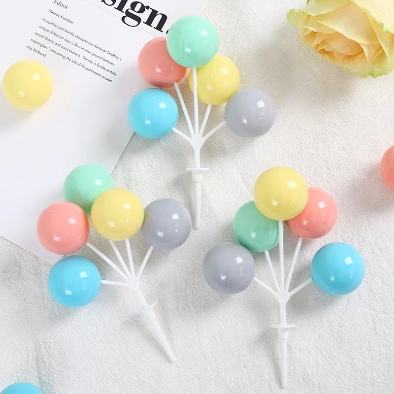 Macaroon Balloon Cake Topper Party Birthday Toppers Cake Inserts ...