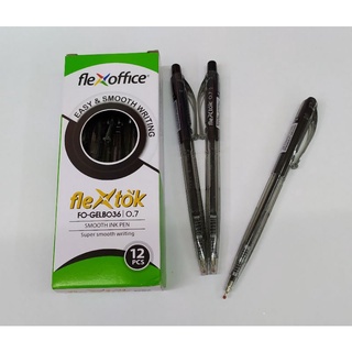 12pcs/Box FLEXTOK/FlexOffice Rectractable BALLPEN 0.7 | Shopee Philippines
