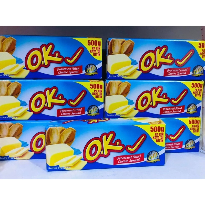 OK Processed Cheese 500g | Shopee Philippines