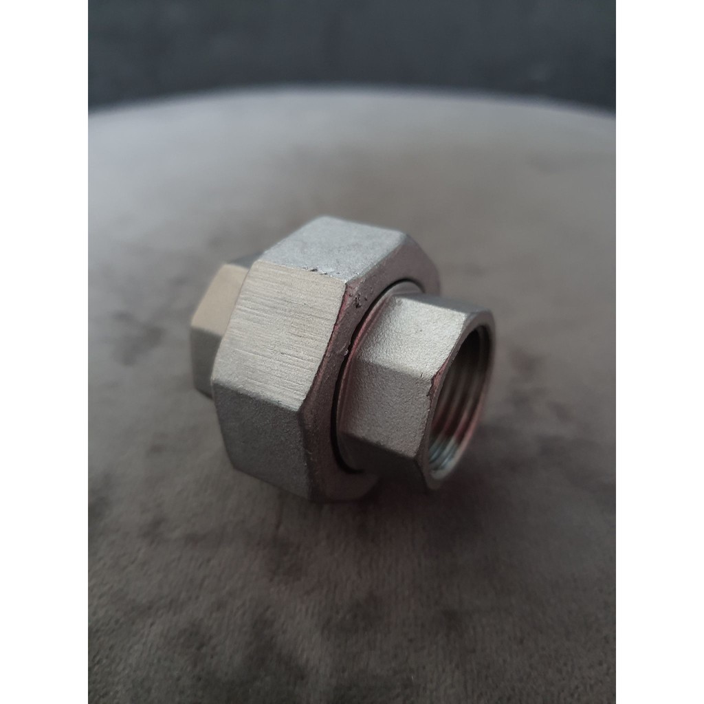Stainless Steel Union Patente SIZE (1/4 - 3/4) screw type by acrotools ...