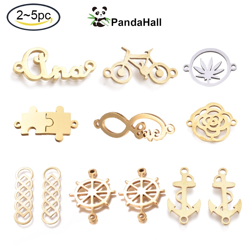 2-5pc 304 Stainless Steel Links Connectors Laser Cut Jigsaw Puzzle ...