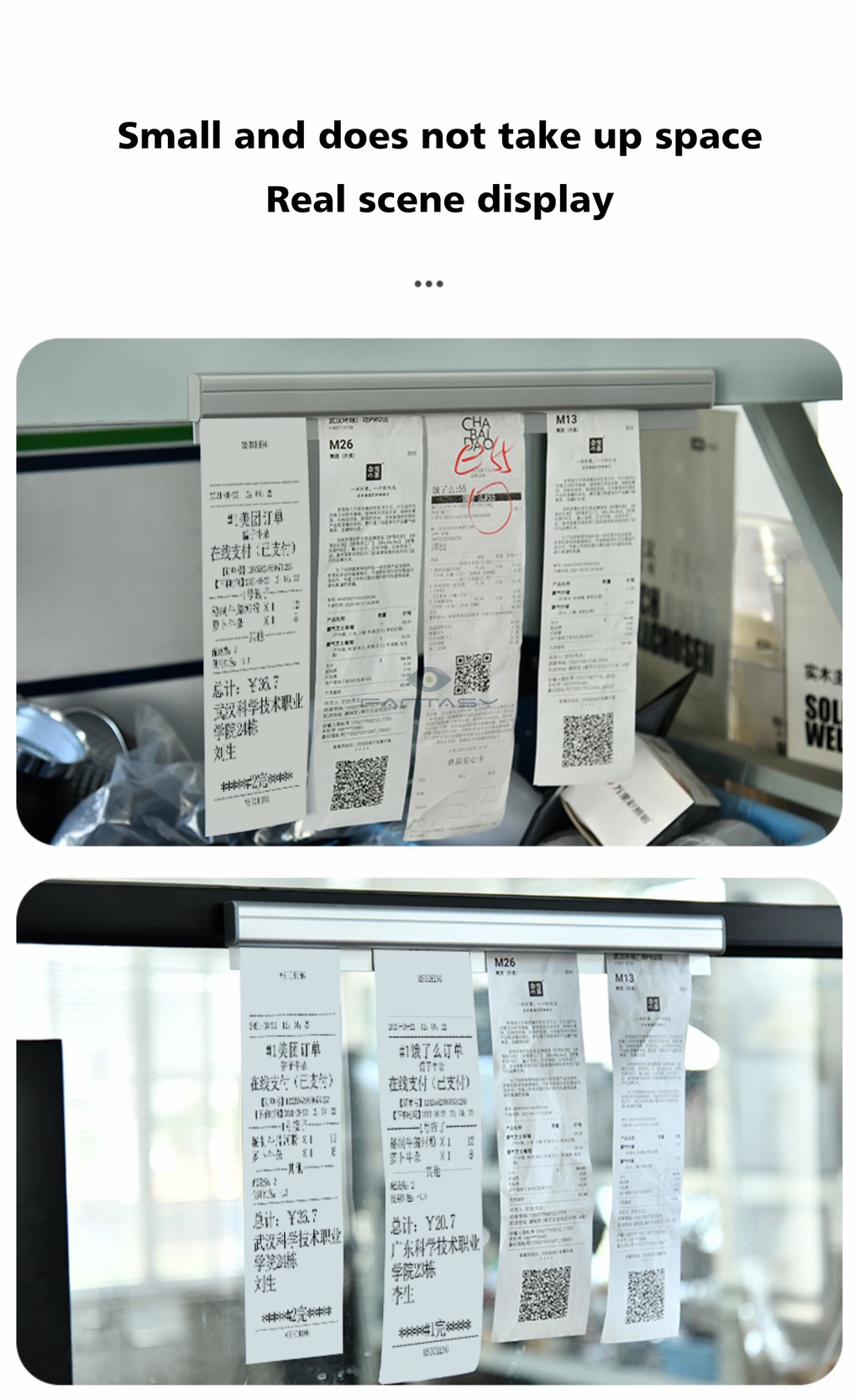 SVIAO Premium Aluminum Kitchen Menu Clip Holder Receipt Clip No ...