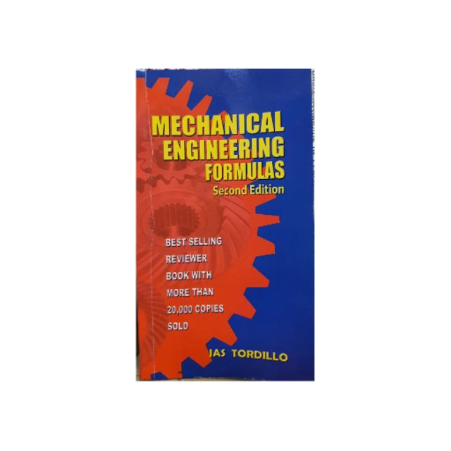MECHANICAL ENGINEERING FORMULAS second edition By:Jas Tordillo | Shopee ...