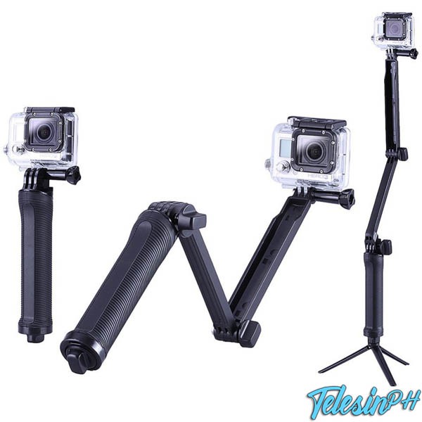 TELESIN 3-Way Multifunctional Monopod/Tripod Pole w/ Floater for Action ...