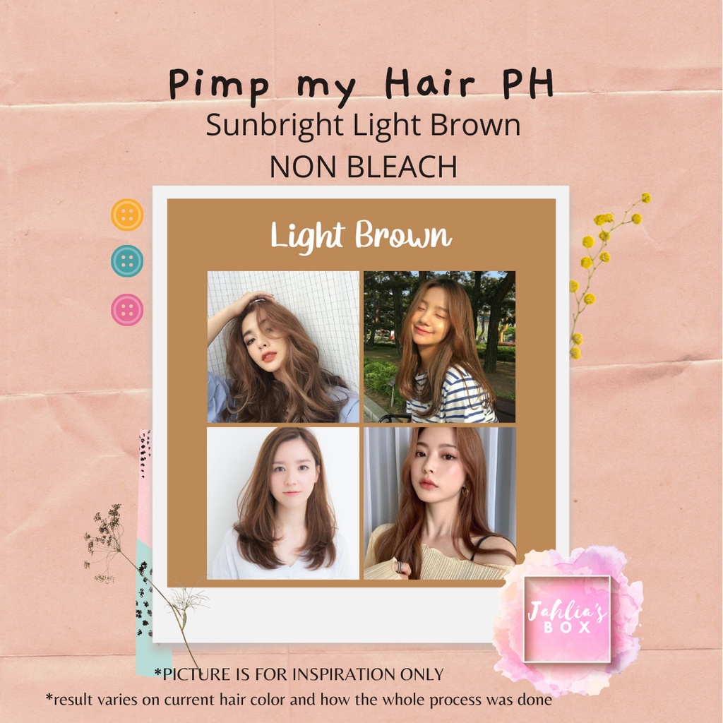Sunbright Light Brown Pimp my Hair ph Hair Color Hair Dye NON BLEACH ...