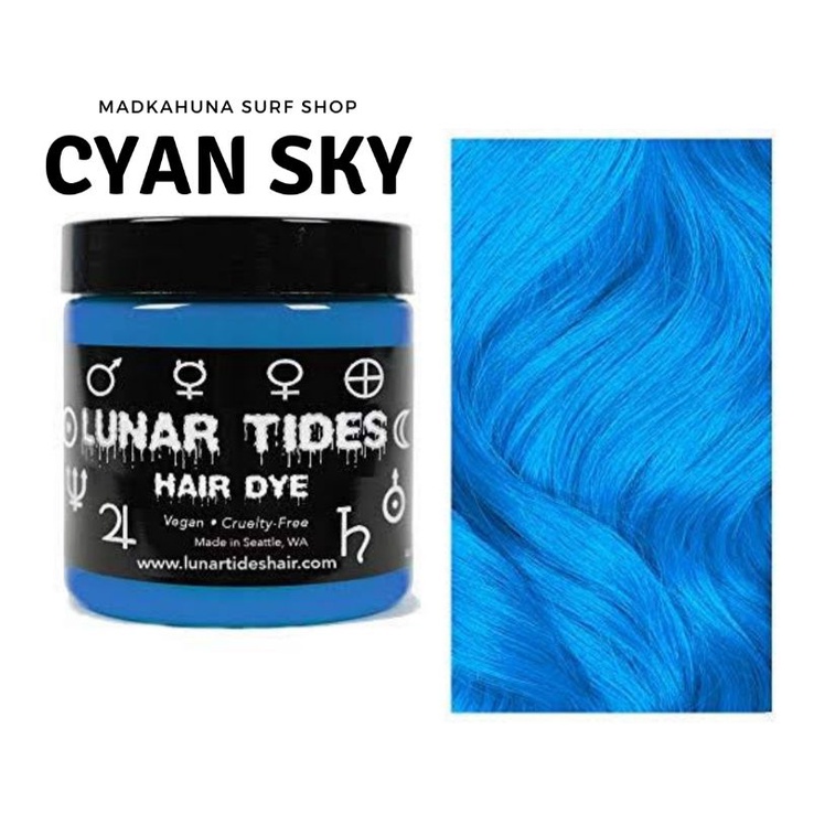 Lunar Tides Cyan Cky Semi - Permanent Vegan Hair Color | Shopee Philippines