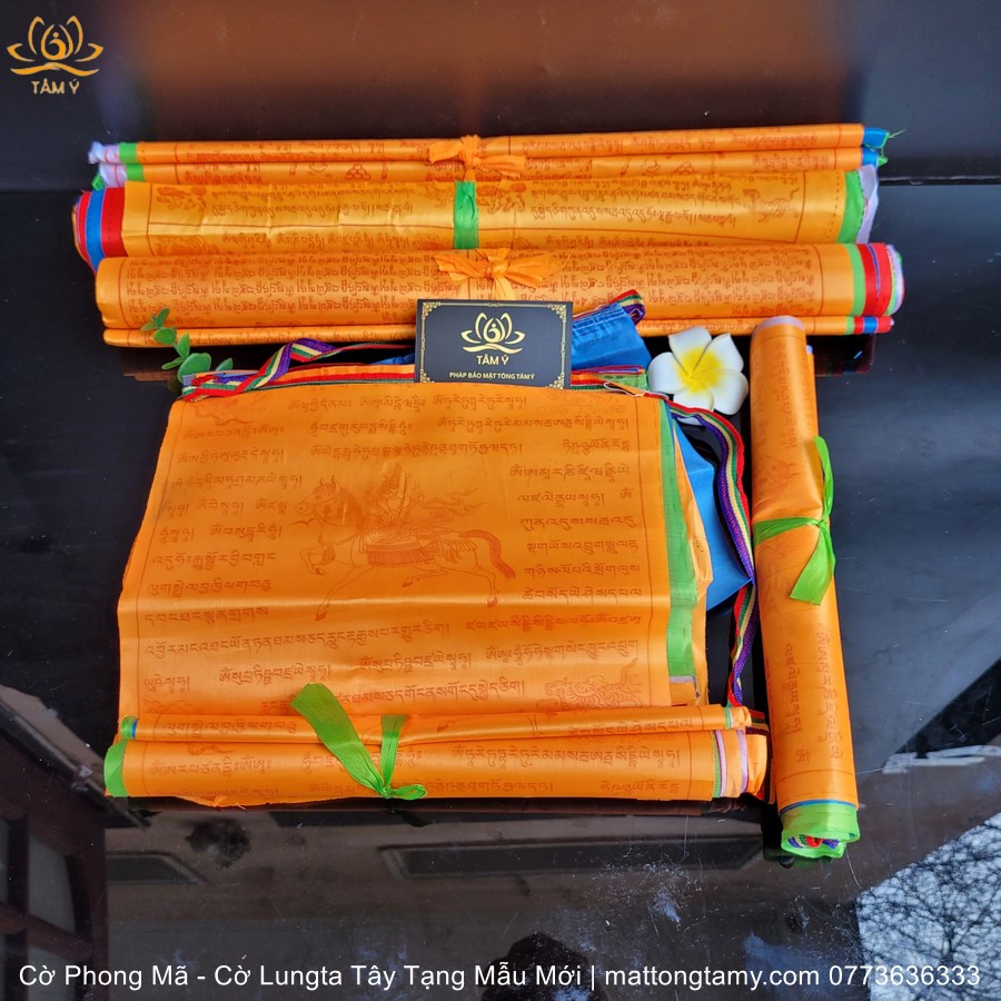 Tibetan Buddhist Flag, Lang-ta Flag, Prayer, Phong Ma, Diamond Thua ...