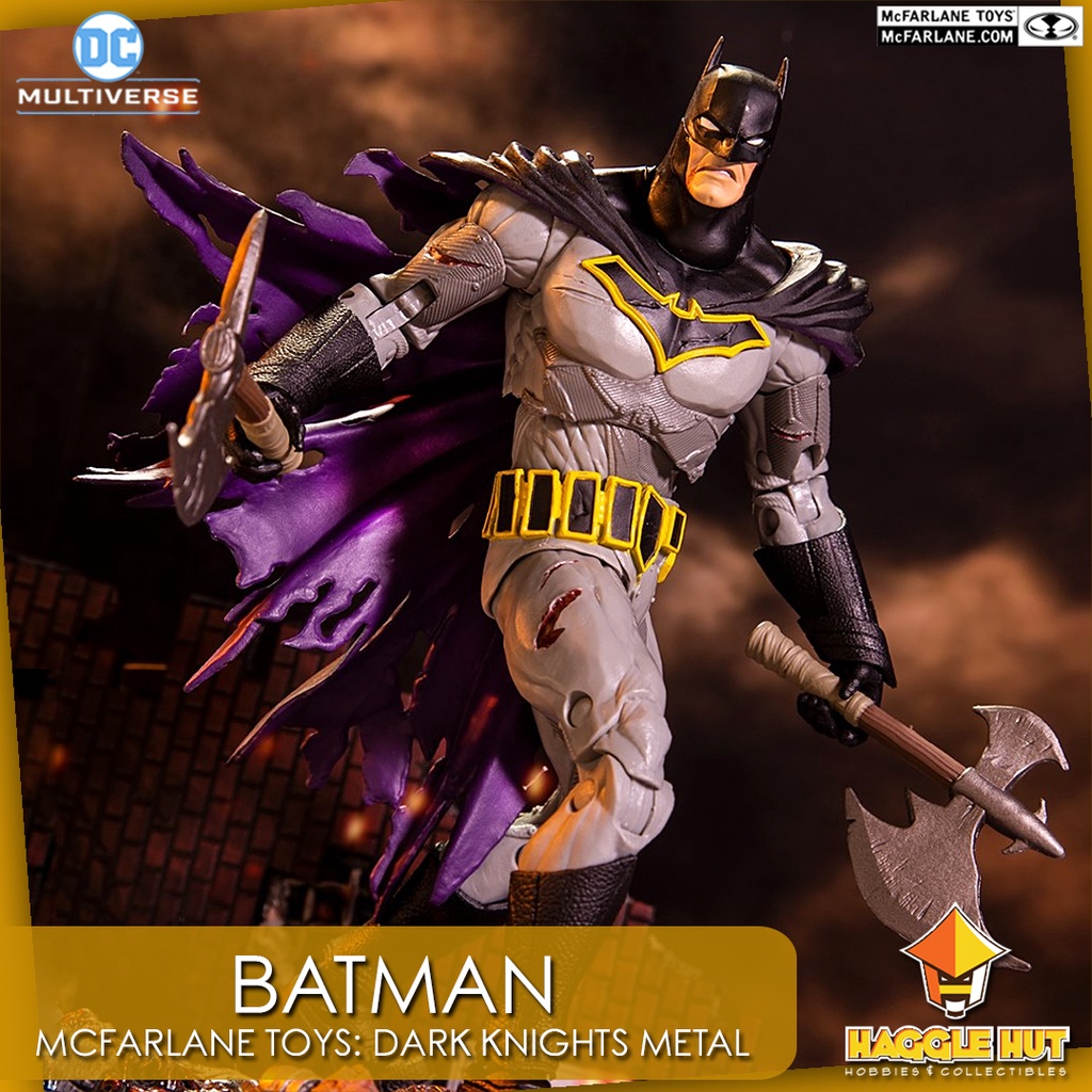Batman Battle Damage Dark Knights Metal McFarlane Toys DC Multiverse ...
