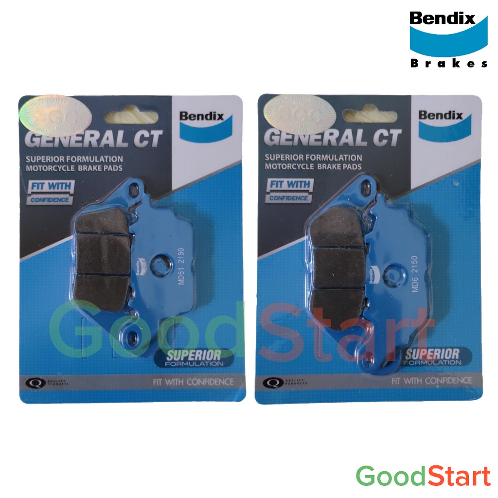 YAMAHA NMAX V1, V2 BRAKE PADS FRONT & REAR BENDIX | Shopee Philippines