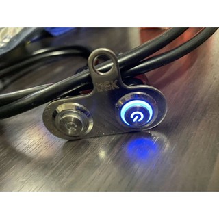 Heavy Duty Dual Halo Switch Stainless Steel Waterproof DC12V 5A 2in1 ...