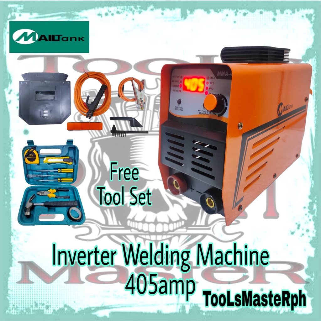 MAILTANK MMA-405amp Smart Inverter Welding Machine SH102 Free Tool Set ...