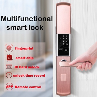 Smart Automatic Sliding Door Lock Security Fingerprint Lock Home Hotel ...