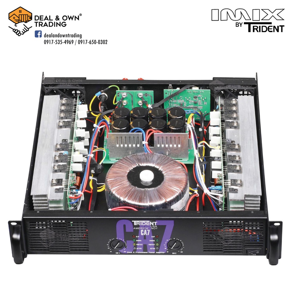 IMIX Trident CA-7 Powered Amplifier | Shopee Philippines