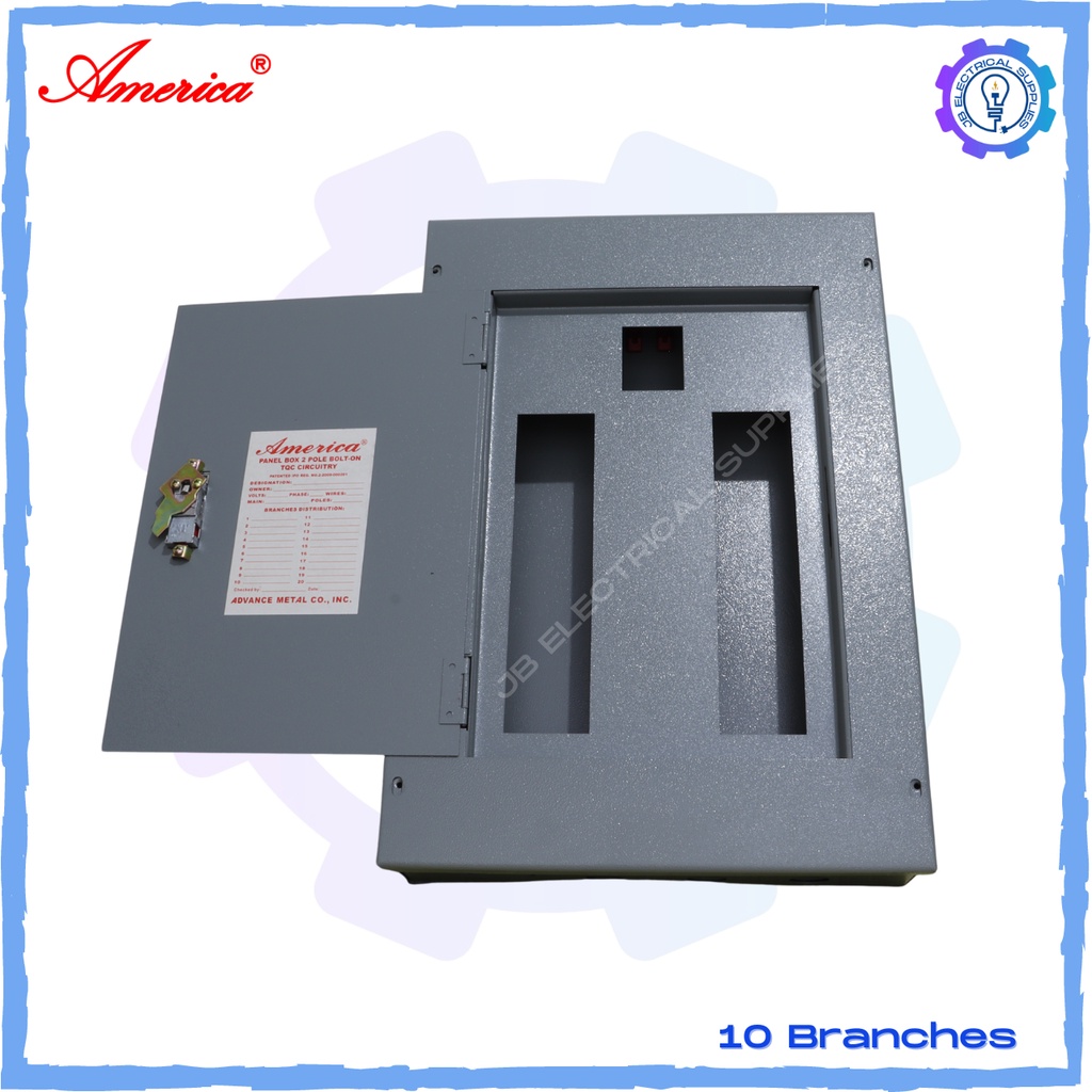 America Panel Board 2Pole Bolt On TQC 10 branches | Shopee Philippines
