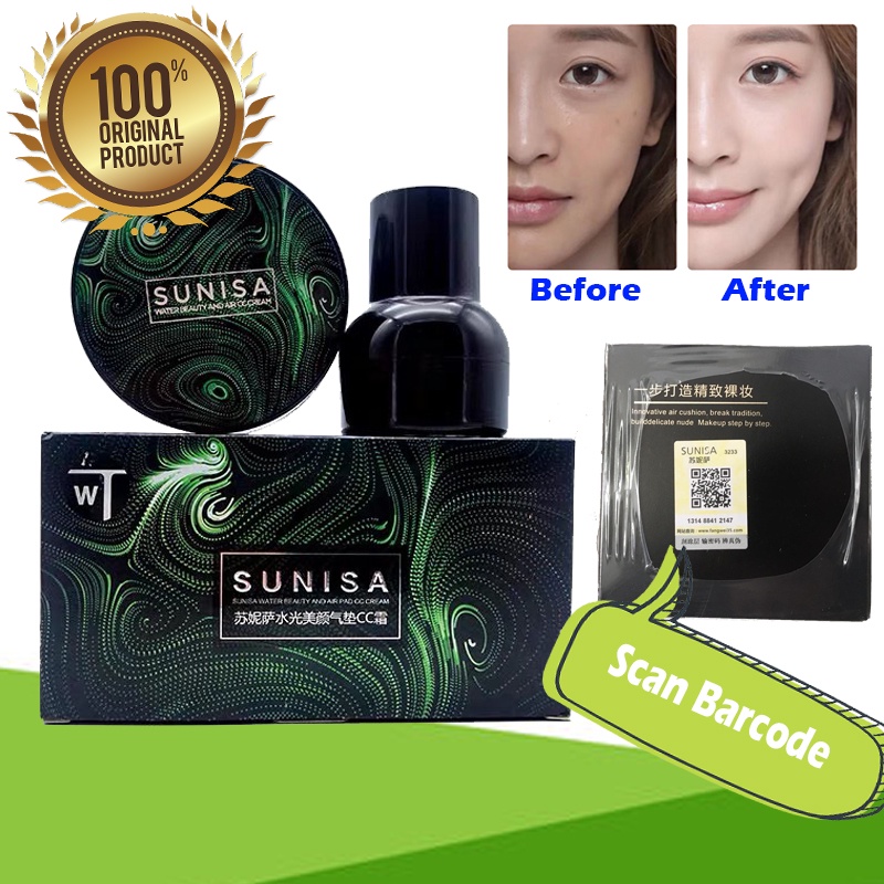 Sunisa Waterproof Mushroom Head Air CC Cream moisturizing Air Cushion BB Cream 100% Original ...