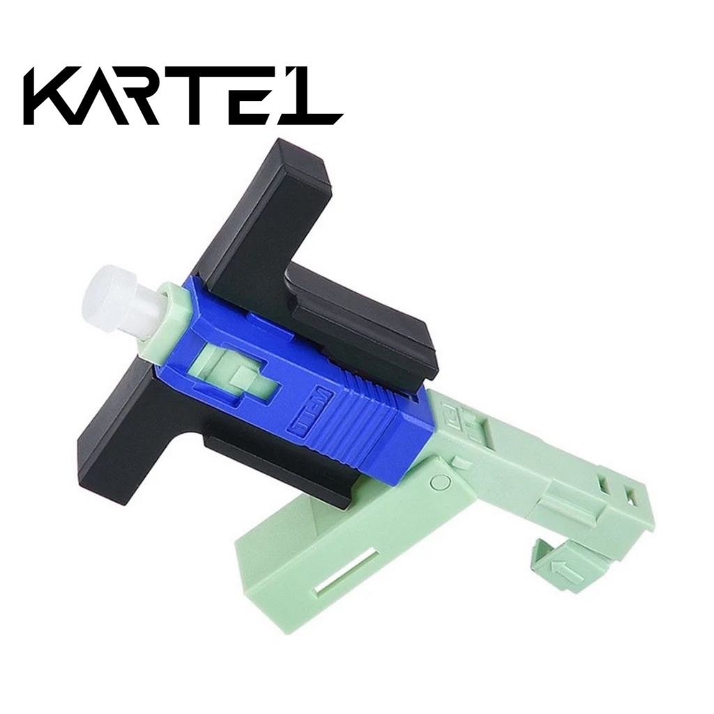 SC / UPC Fiber Optic Fast Connector Butterfly SC Connector FTTH Quick ...