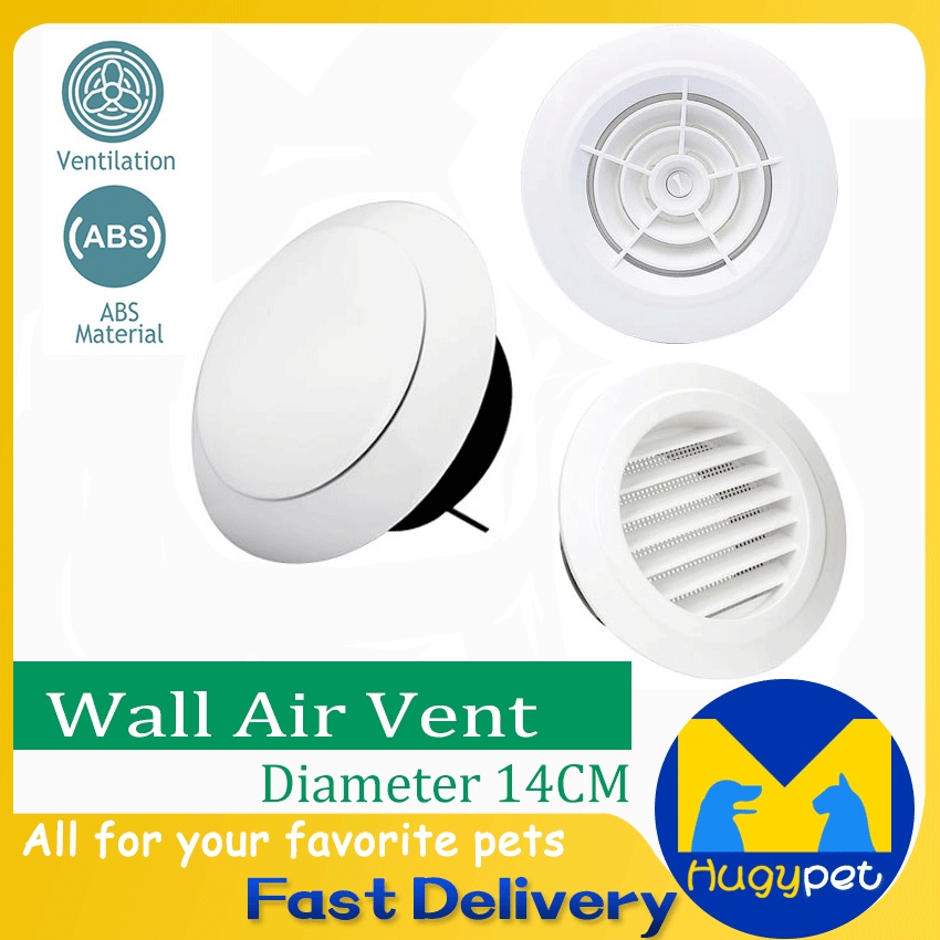 Adjustable Wall Air Vent Extract Valve Grille Diffuser Ducting ...