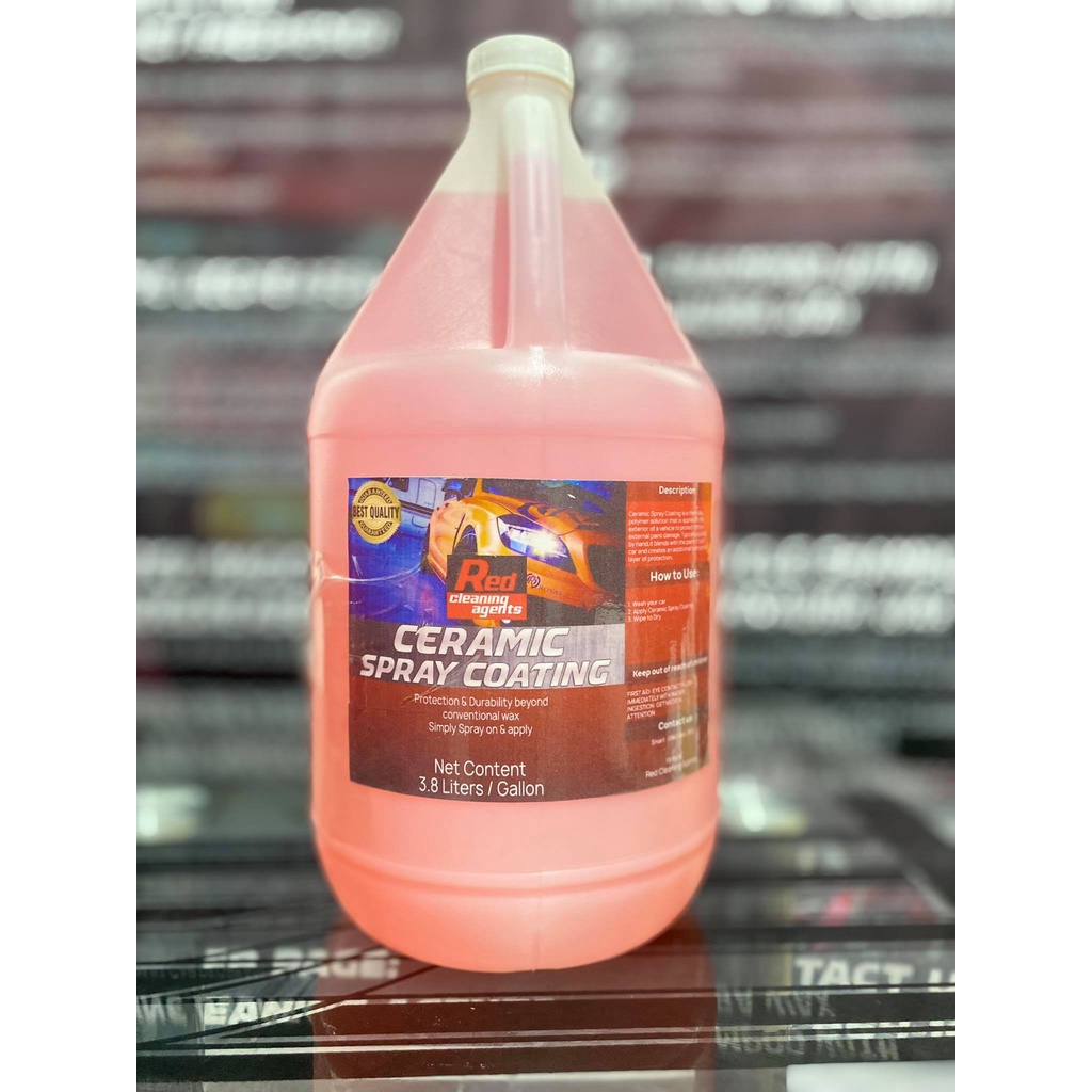 CERAMIC SPRAY COATING (GALLON) Red Cleaning Agents | Shopee Philippines