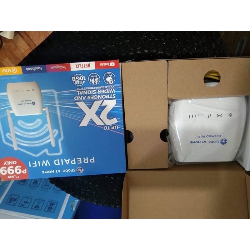 Bnew Globe at Home Prepaid wifi ZLT S10G with 10gb data | Shopee ...