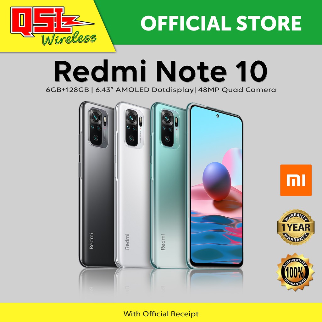 Xiaomi Redmi Note 10, 4+64 | 4+128 | 6+128 | Shopee Philippines
