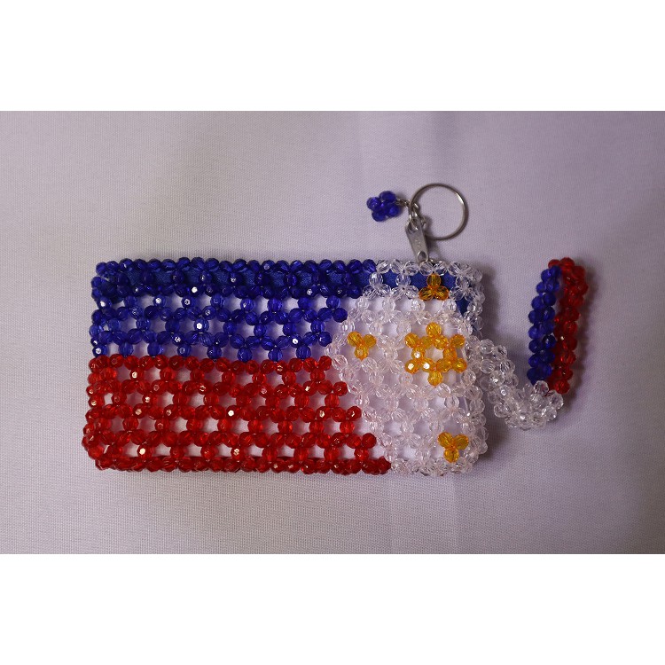 PHILIPPINE FLAG COINPURSE - BEADS (LARGE) | Shopee Philippines