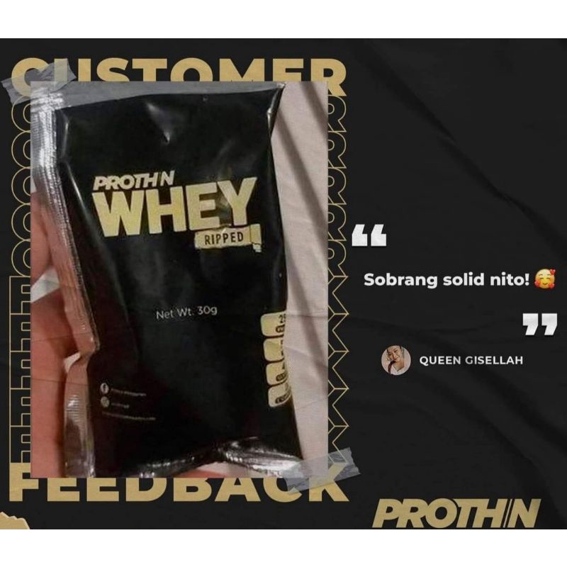 PROTHIN WHEY RIPPED 1 SERVING (PER SACHET) | Shopee Philippines