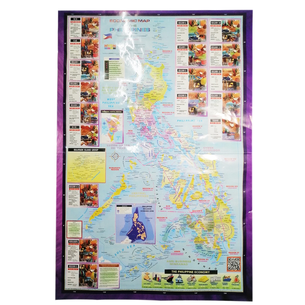 Philippine Map Economic Big | Shopee Philippines