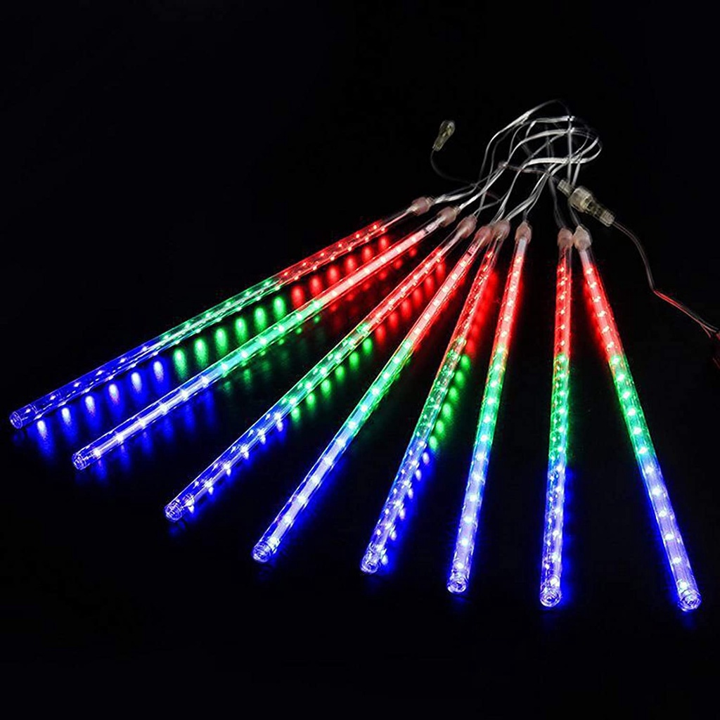 Solar Meteor Shower Rain Lights LED Outdoor Waterproof Icicle Fairy ... Solar Meteor Shower Rain Lights LED Outdoor Waterproof Icicle Fairy ...