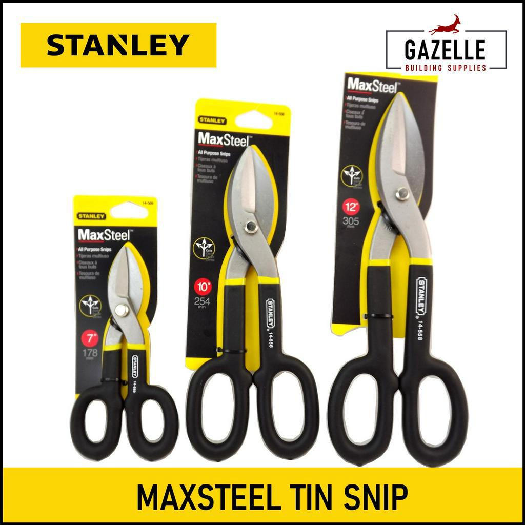 Stanley Maxsteel Tin Snip All-Purpose Snip - 7" / 10" / 12" ( 14-569 / ...
