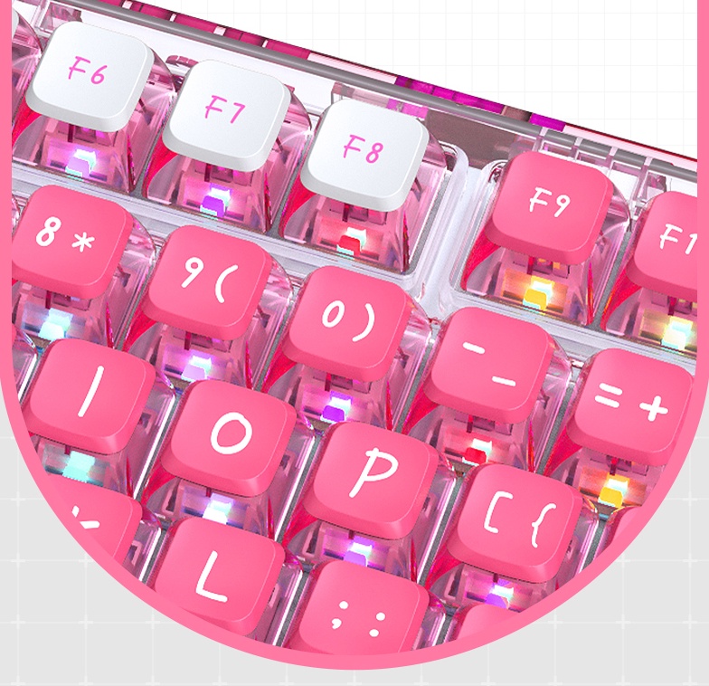 【Available in stock】CoolKiller CK75 full of peach gas transparent pink ...