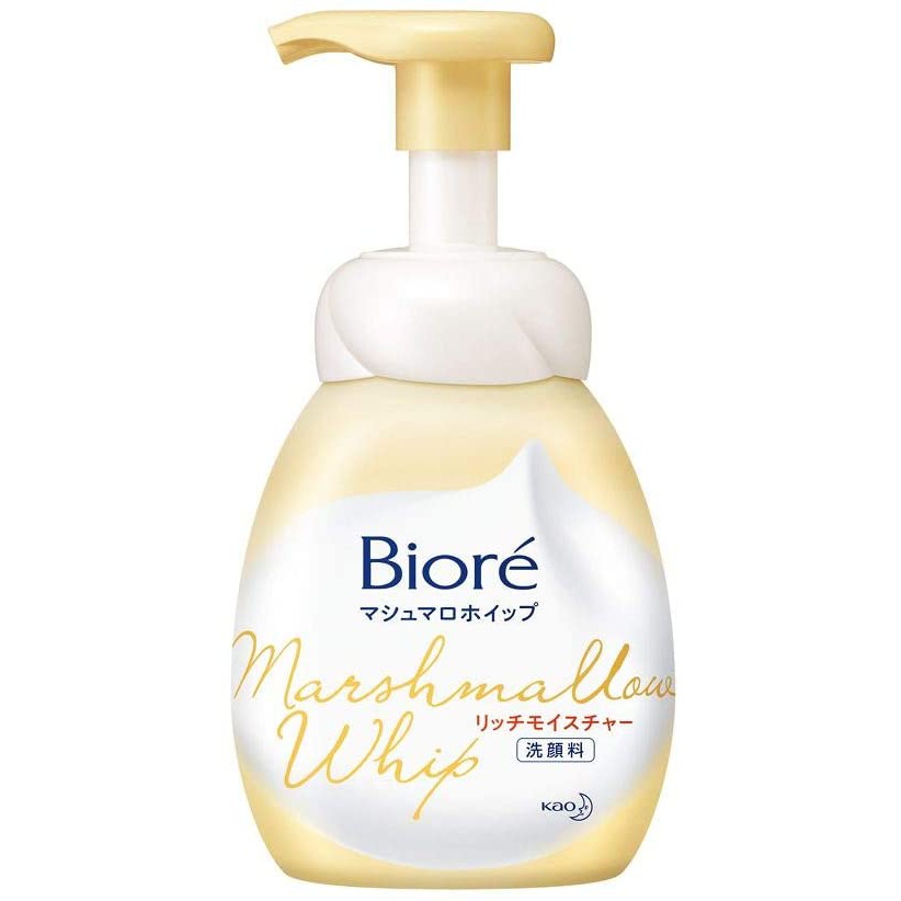 Biore Marshmallow Whip Rich Moisture Pump 150ml / Refill 130ml | Shopee ...