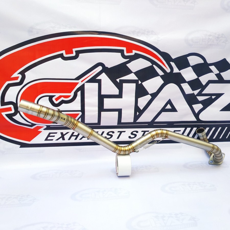 Yamaha XSR 155 Modified Trail Stainless Racing Exhaust Neck Pipe ...