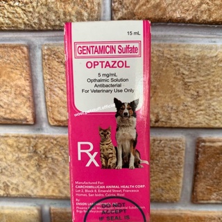 Optazol Eye Drops for Dogs and Cats | Gentamicin Sulfate (Antibacterial ...