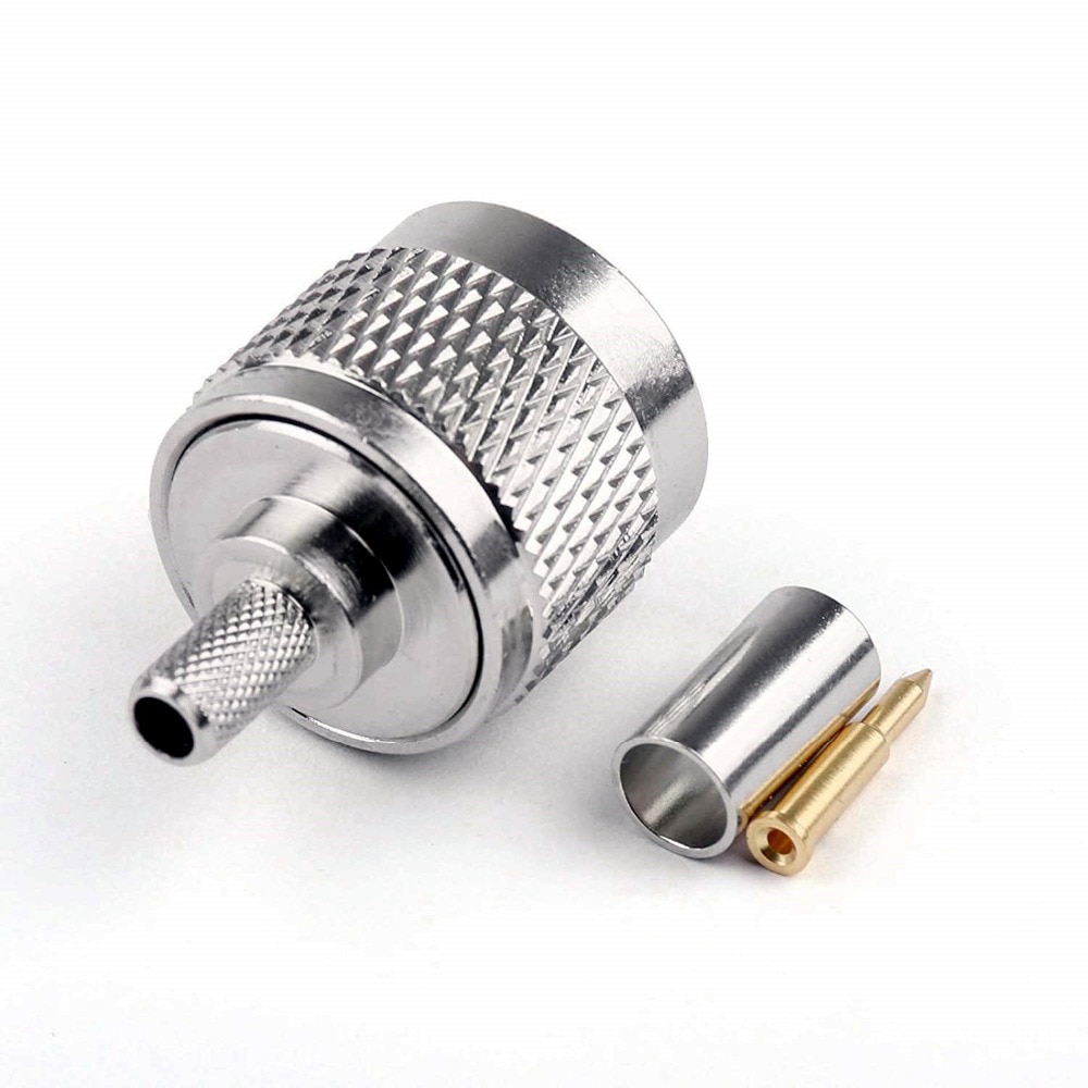 2PCS N Male Plug Crimp RG58 RG142 RG223 LMR195 SYV50-3 Cable | Shopee Philippines