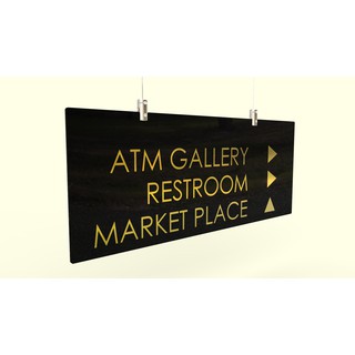 Customized Self hanging/Ceiling Mounted Signage | Shopee Philippines