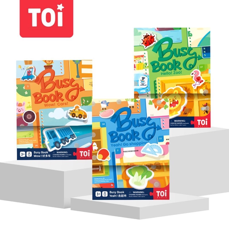 TOI Busy Book/Kids Book/Interactive Book | Shopee Philippines