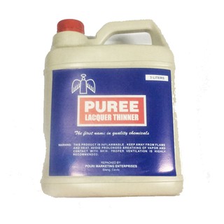 Puree Paint or Lacquer Thinners Gallon size 3 Liters Thinner | Shopee ...