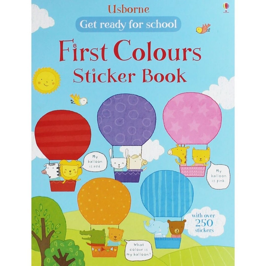 Usborne First Sticker book (COLORS) | Shopee Philippines