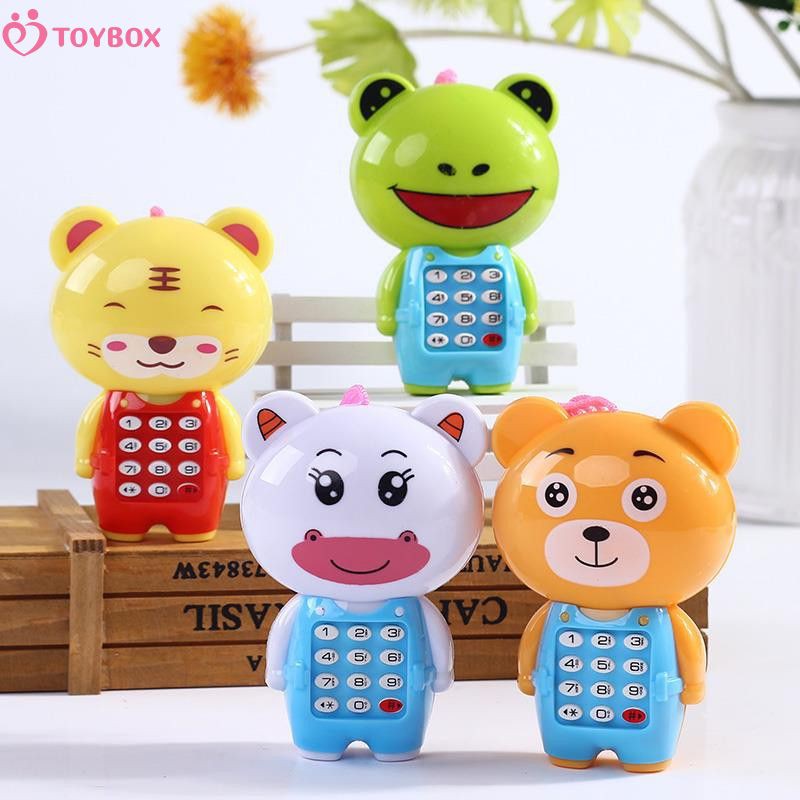 TOYBOX Electronic Toy Phone Musical Mini Cute Children Phone Toy Early ...