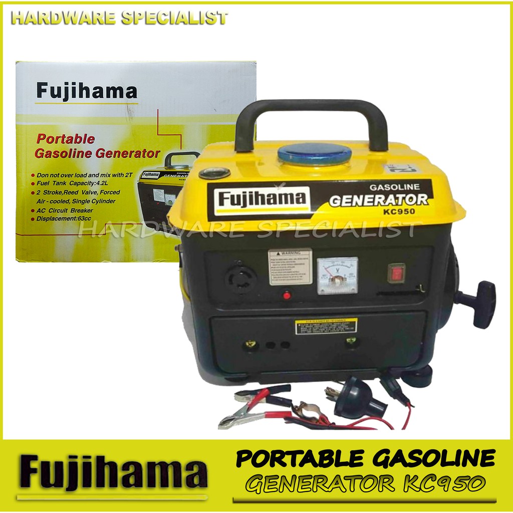 Fujihama Portable Gasoline Generator KC950 Original Authentic | Shopee ...
